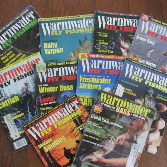 Rodale | Other | Warmwater Fly Fishing Vintage Magazines 997200 Lot Of ...